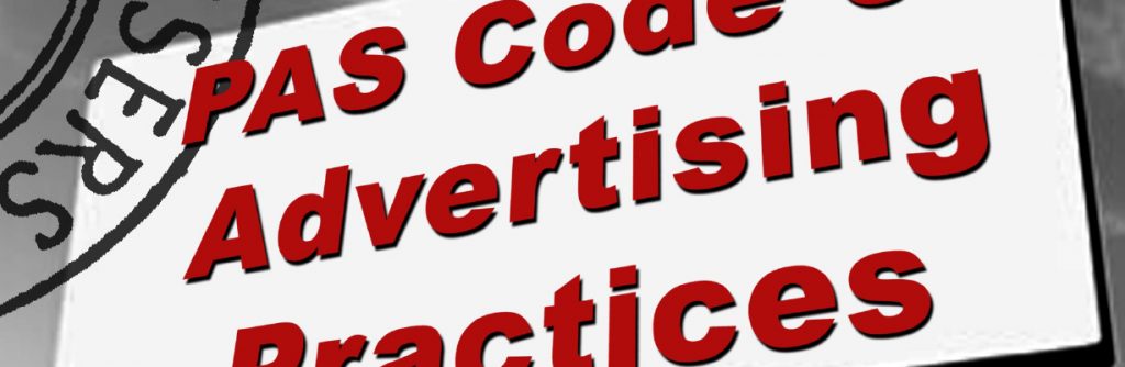 PAS Code of Advertising Practices - Pakistan Advertisers Society