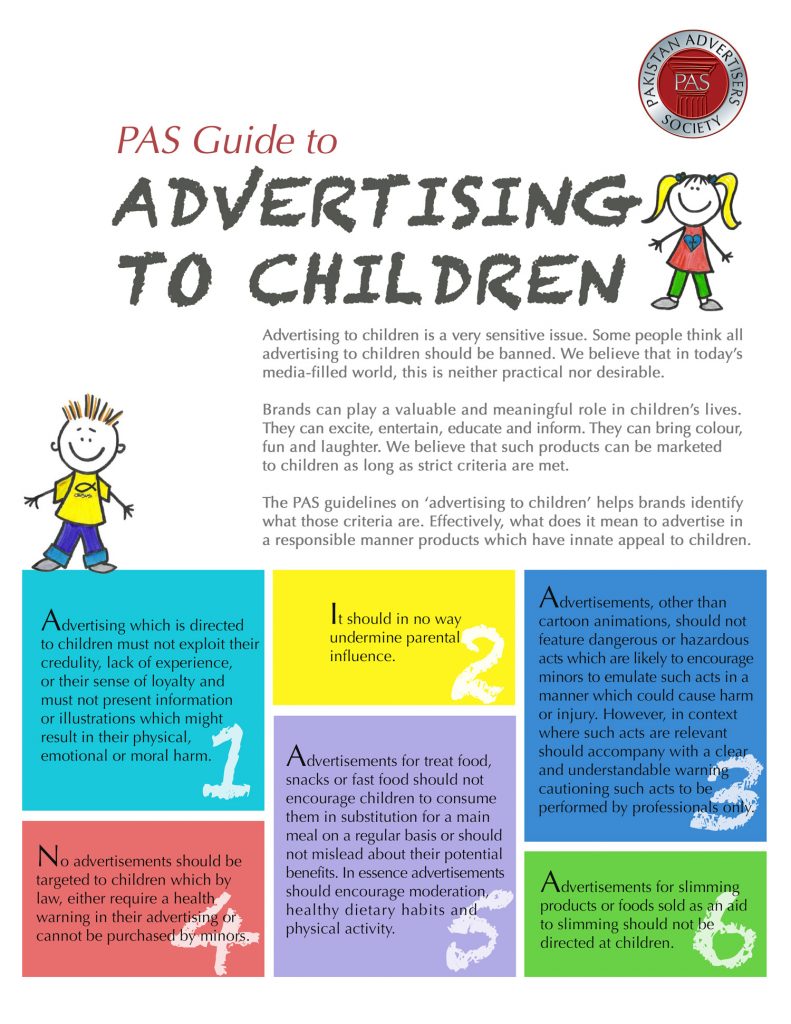Advertising to Children - Pakistan Advertisers Society